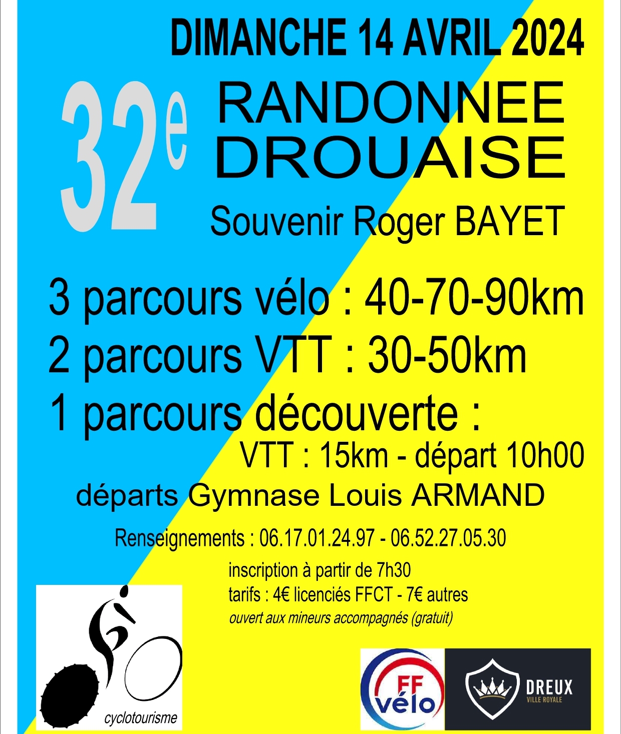 32 eme Randonnée Drouaise - CoDep Eure-et-Loir